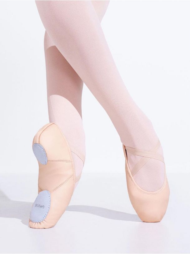 Leather Juliet Ballet Shoe - Light Pink (Adult) | Dance Forever
